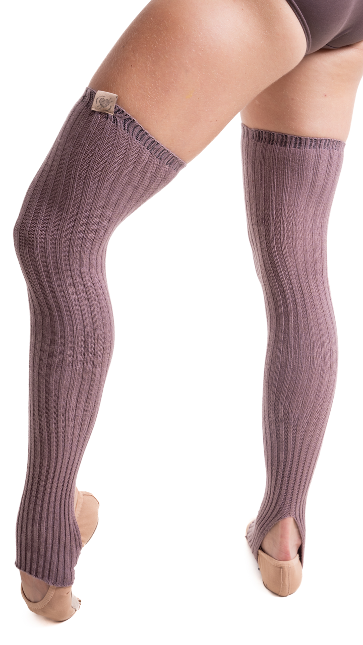 Windi, pletené stulpny 60 cm - Kávová - Mocco GP | DanceMaster CZ